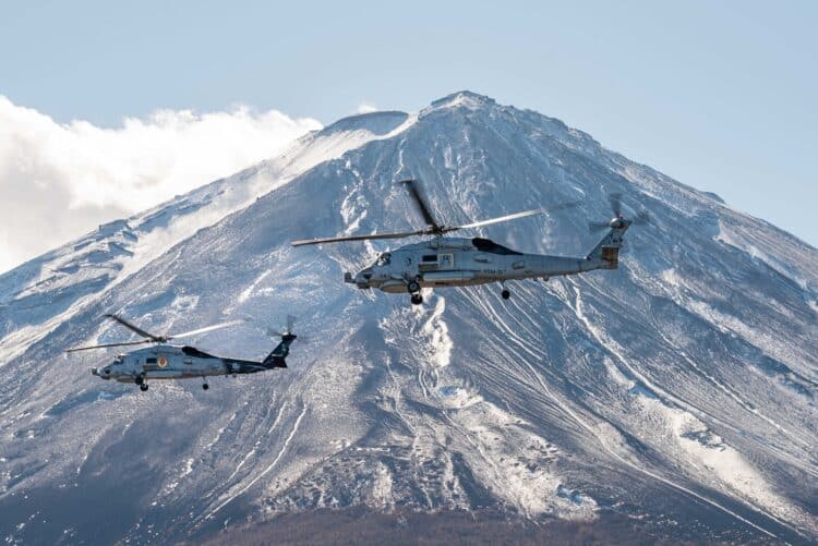 Two Japanese Navy Helicopters Crash in Pacific Ocean, One Dead and ...