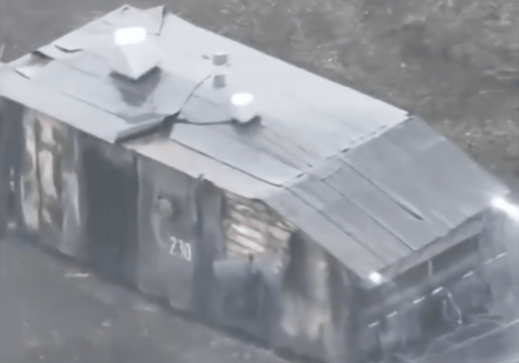 Video Shows Ukrainian Drone Destroying Russia’s ‘Turtle Tank’ – SOFX
