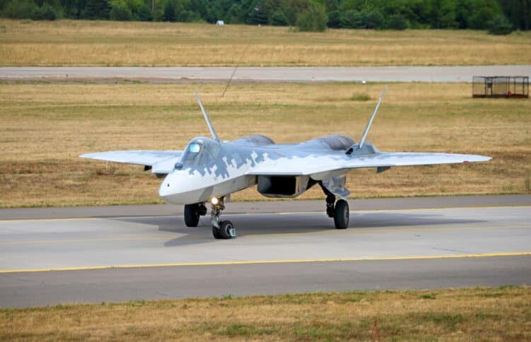 Russia Showcases Su-57 with Internal Weapons Bay Ahead of Dubai Airshow ...